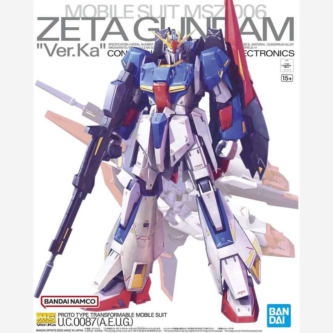 Gunpla MG Zeta Gundam Ver.Ka 1/100 Bandai – Pro transformable kit ...